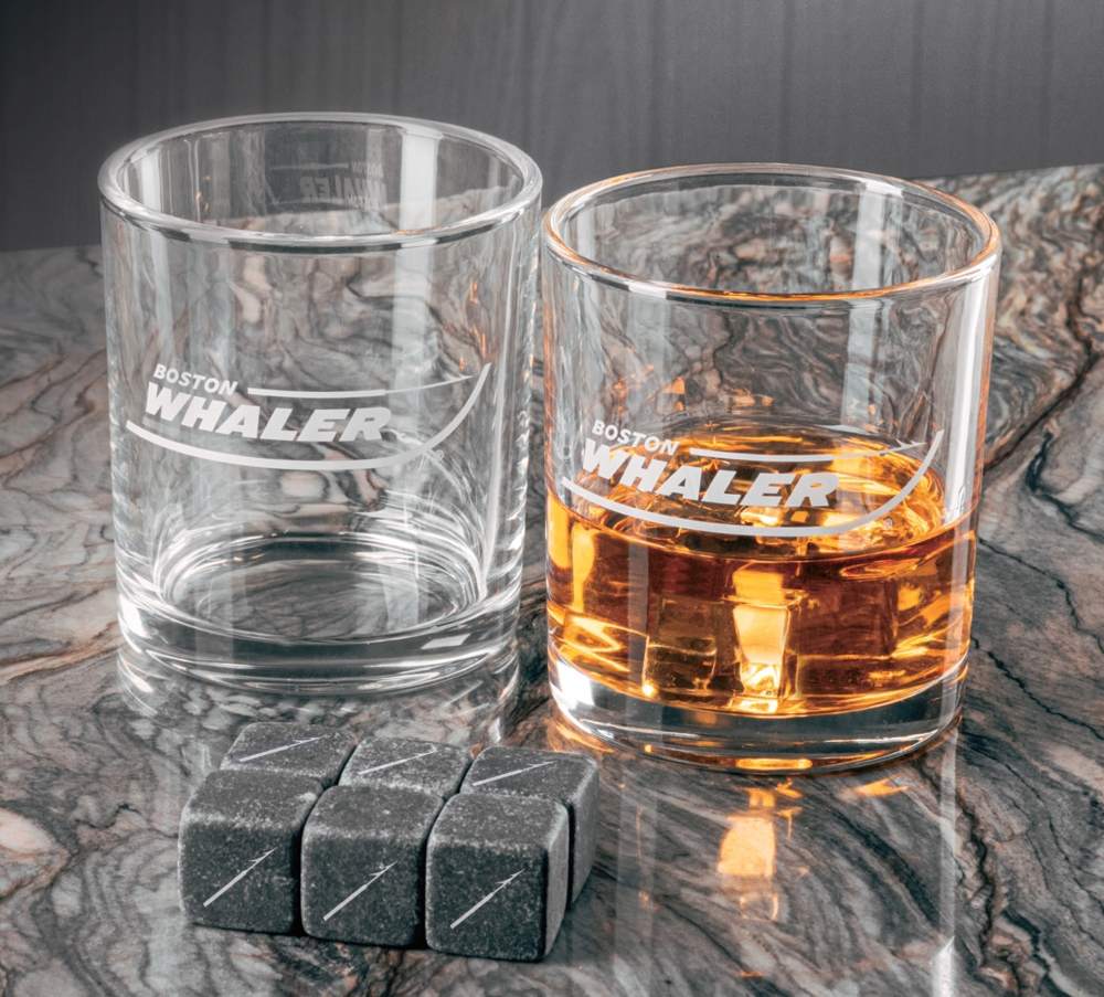 Boston Whaler Rocks Glass Set | Boston Whaler Apparel