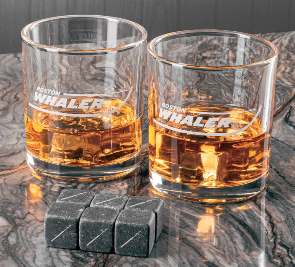 Boston Whaler Rocks Glass Set | Boston Whaler Apparel